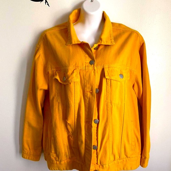 Cotton On | Jackets & Coats | Gold Denim Jacket | Poshmark
